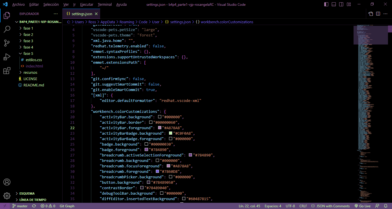 Personalizar el tema de Visual Studio Code – Ciclos Formativos del IES ...
