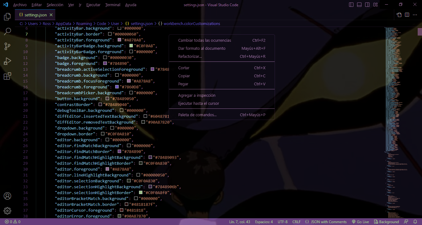 Personalizar el tema de Visual Studio Code – Ciclos Formativos del IES ...